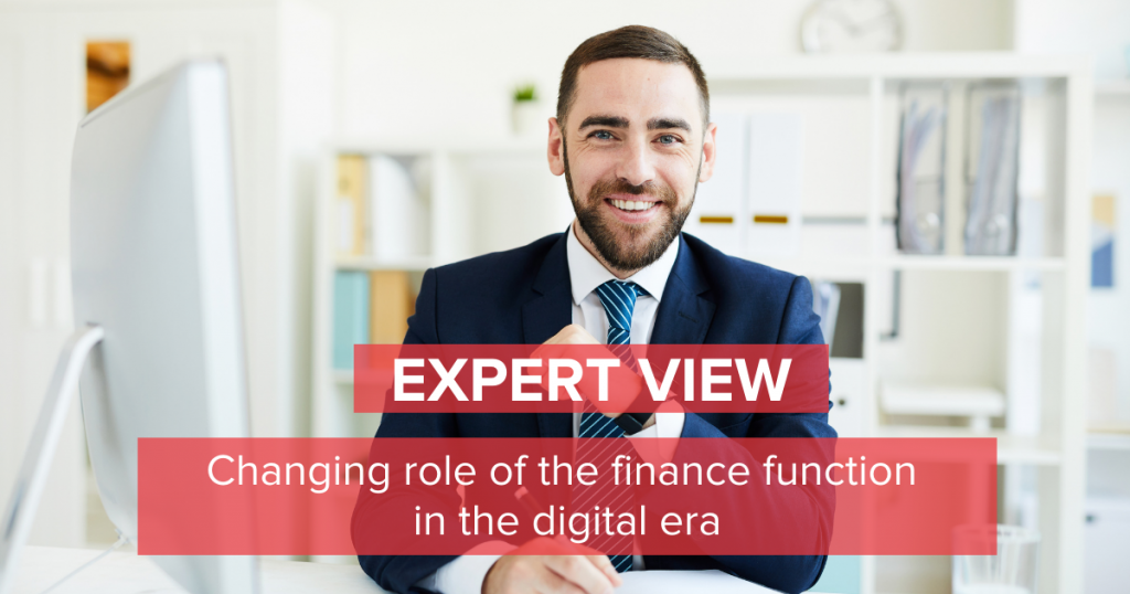 Expert view on the changing role of the finance function in the digital era